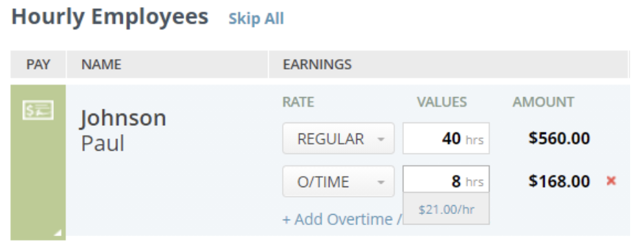 How do I pay my hourly employees overtime?